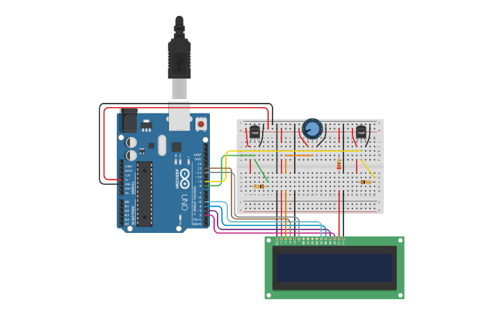 Circuit design DHT11 Inside/Outside Temperature and Humidity project ...