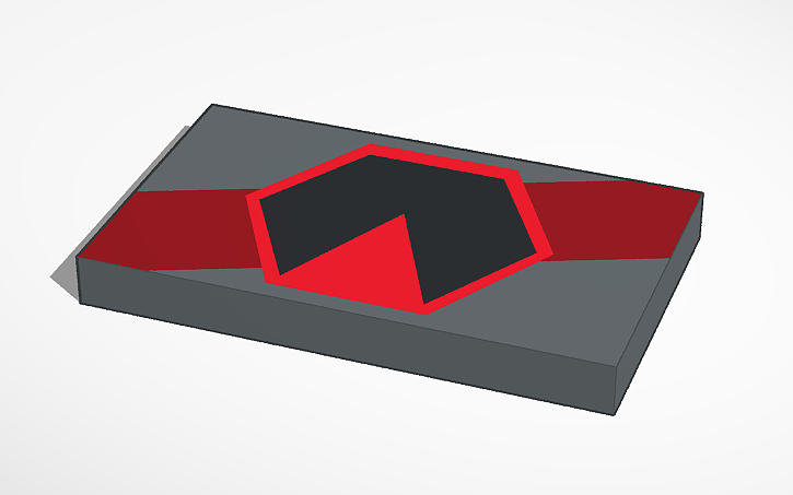 3D design New Federation Flag - Tinkercad