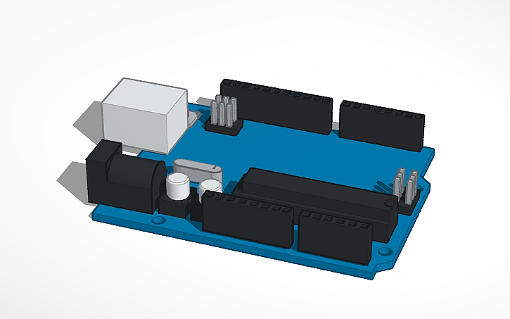 3D design Arduino uno 3d model - Tinkercad