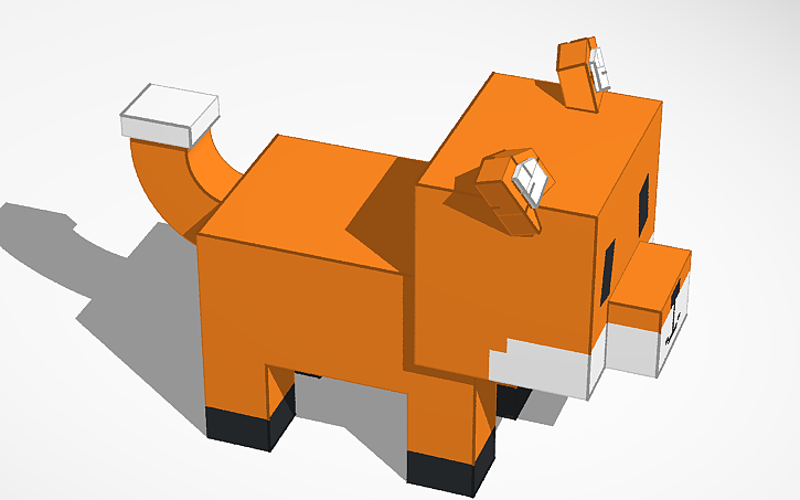 3D design Grow a Garden Red Fox - Tinkercad
