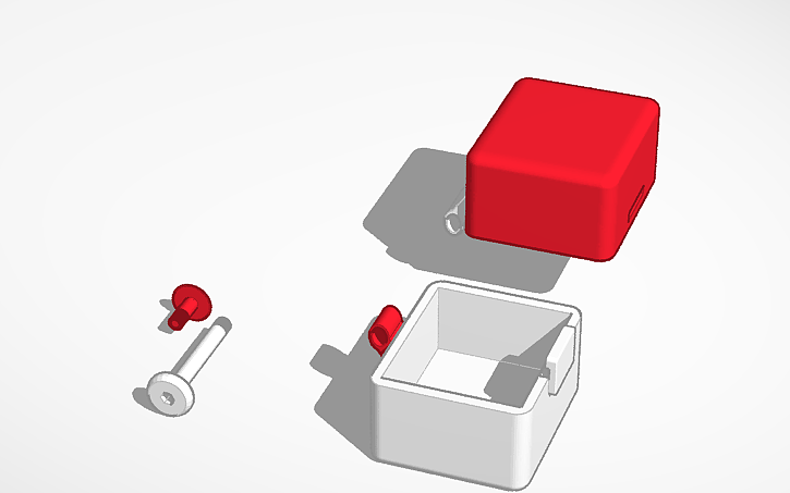 3D design marvin box - Tinkercad