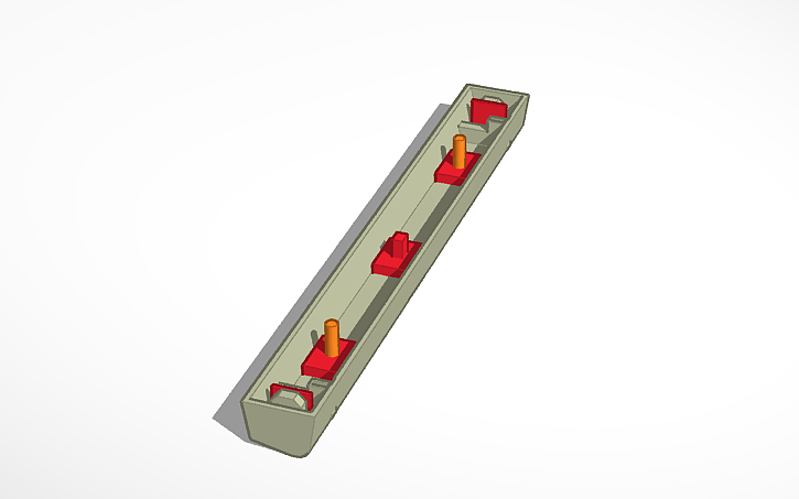 3D design Amiga 500 Spacebar Final - Tinkercad