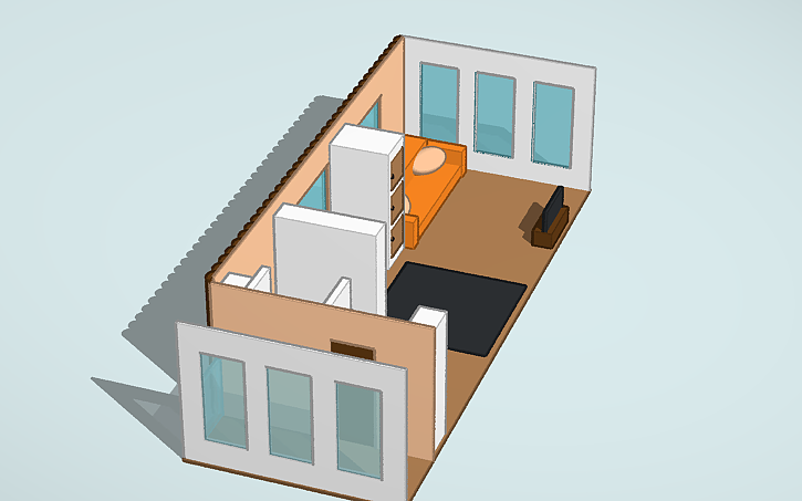 3D design Copy of Interior Design Challenge - Tinkercad