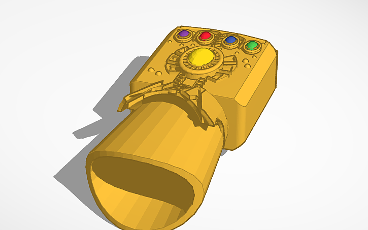 3D design Рукавиця таноса - Tinkercad