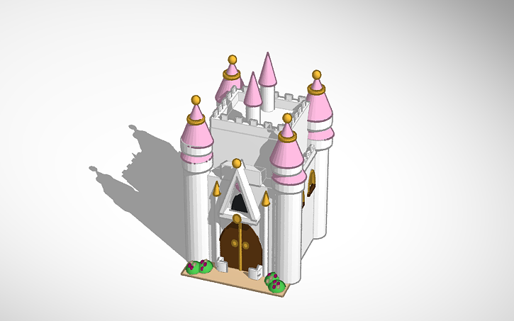 3D design Disney Castle - Tinkercad