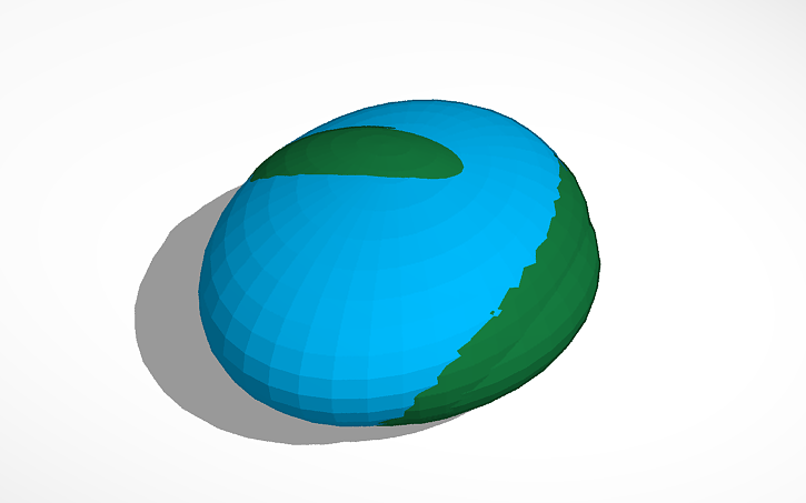 3D design earth - Tinkercad