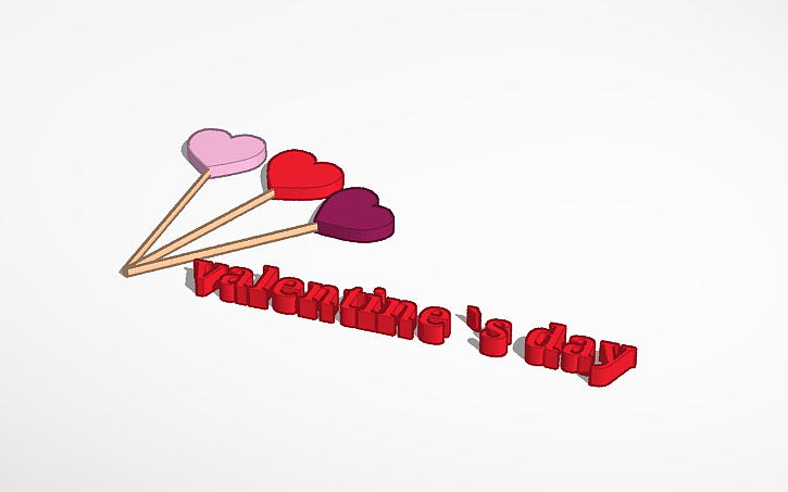 3D design valentine `s day 💖 - Tinkercad