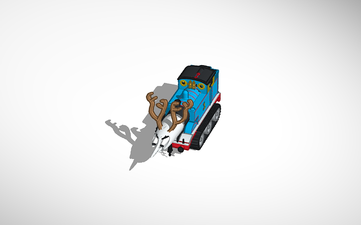 3D design THOMAS THE RED NOSE DEAMON - Tinkercad