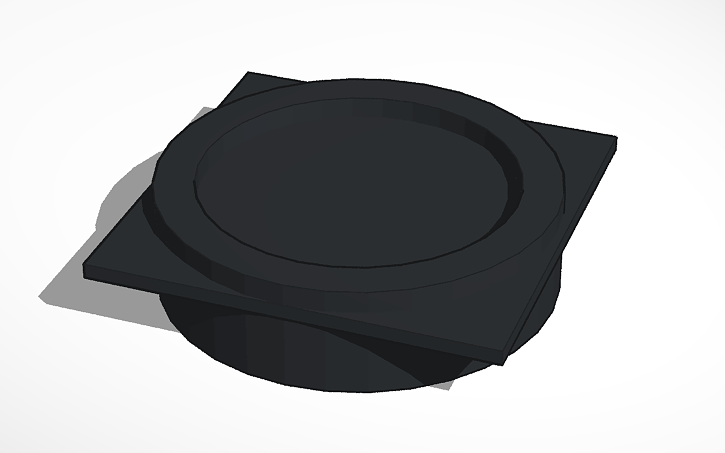 3D design 50 mm bezel - Tinkercad