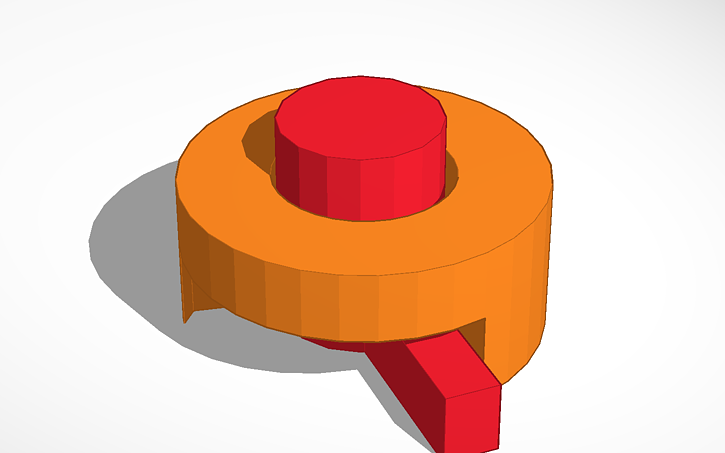 3D design latch-lock - Tinkercad