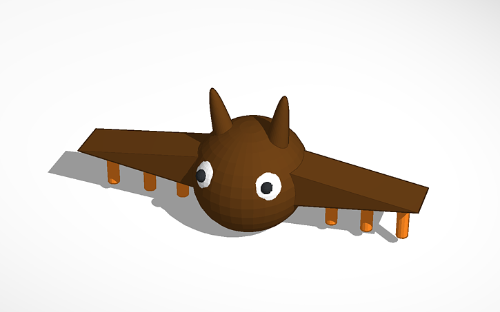 3D design bat - Tinkercad