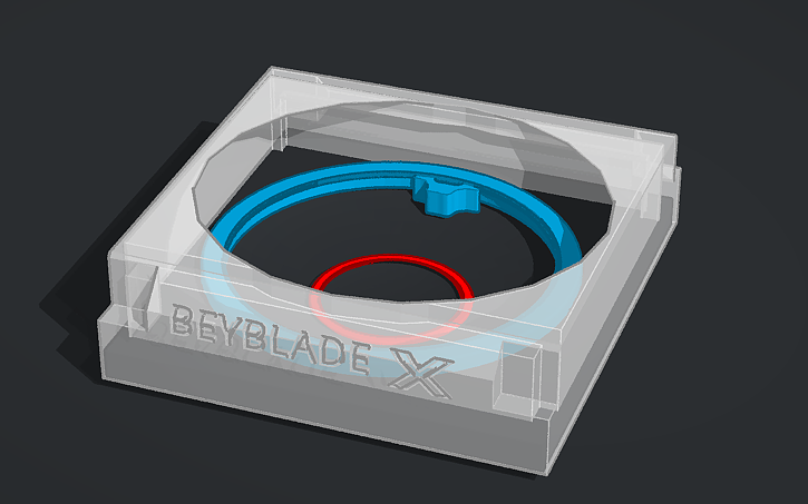 3D design beyblade x stadium (amendment) - Tinkercad