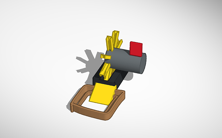 3D design Digging machine in sim lab! - Tinkercad
