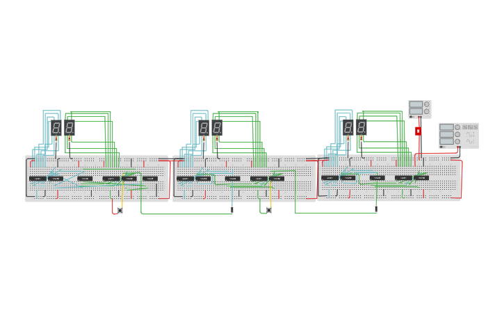Circuit design DigitalClock - Tinkercad