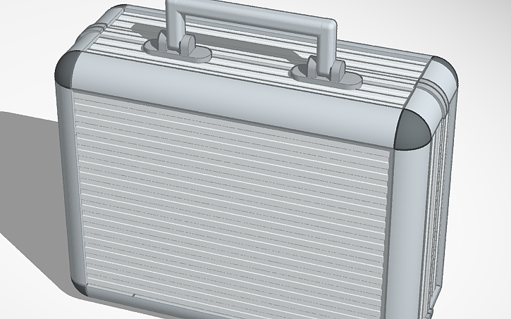 3D design Metal Briefcase - Tinkercad