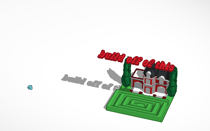 3D design mansion - Tinkercad
