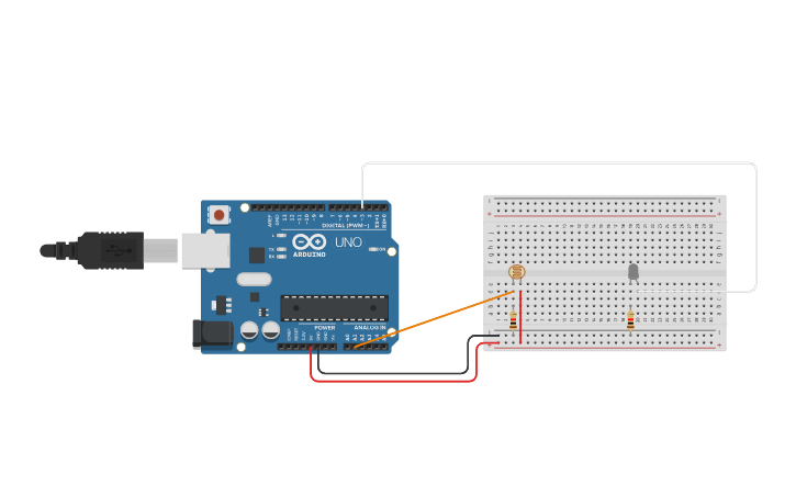 Circuit design COMP 1045 Lab 4 - Tinkercad