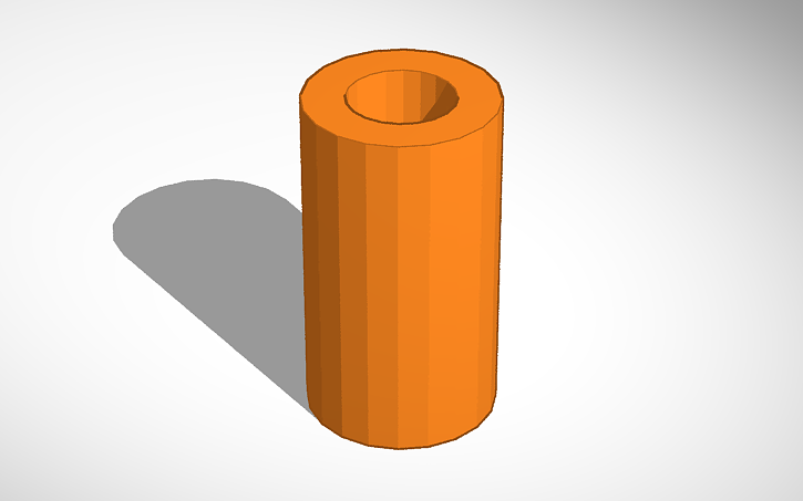 3d Design Aa To C Battery Adapter Tinkercad