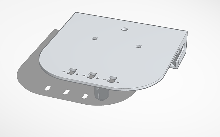3D design line_follower_chassis - Tinkercad