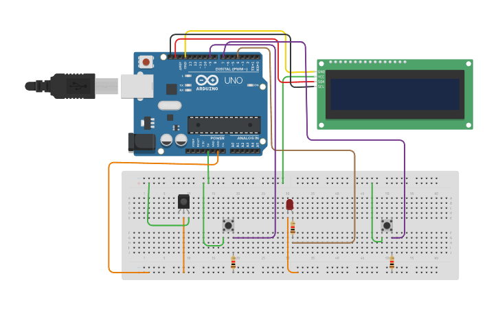 Circuit design MORSE CODE TRANSLATOR - Tinkercad