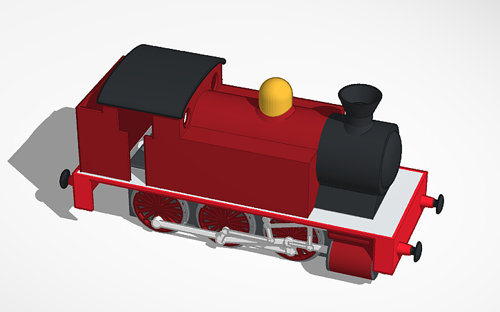 3D design Steam loco sim lab - Tinkercad