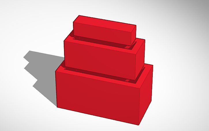 3D design Block Inside Block Inside Block - Tinkercad