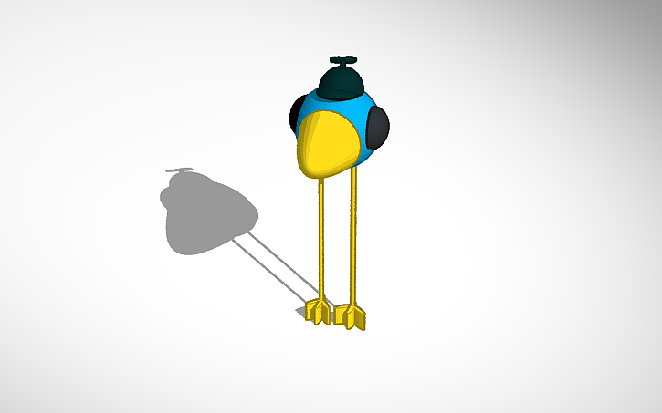 3D design leg - Tinkercad