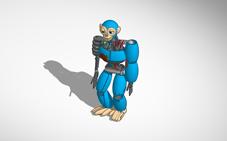 3D design Rusting Monki - Tinkercad