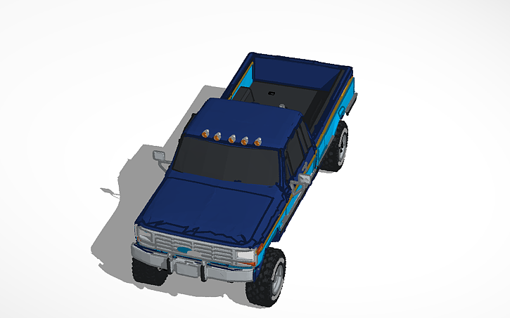 3D design 1984 Ford F-250 XLT Lariat - Tinkercad