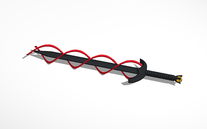 3D design Magic Sword - Tinkercad