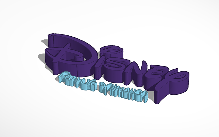 3D design Disney Feature Animation - Tinkercad