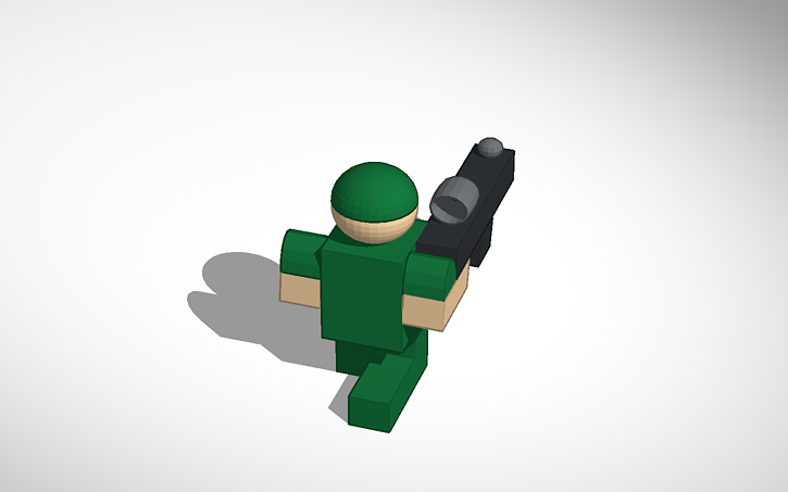 3D design U.S. Army Soldier (basic) - Tinkercad