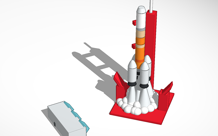 3D design Rocket - Tinkercad