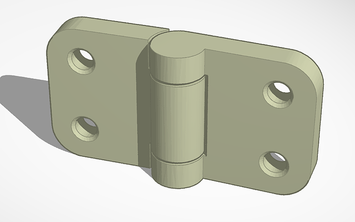 3D design Hinge - Tinkercad