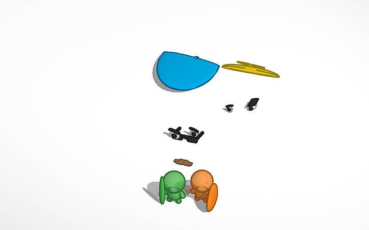 3D design battle royale gadgets - Tinkercad