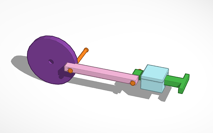 3D design Biela-manivela Paula - Tinkercad