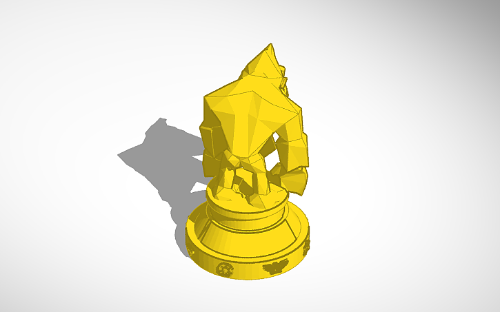 3D design Donkey Kong Trophy - Tinkercad