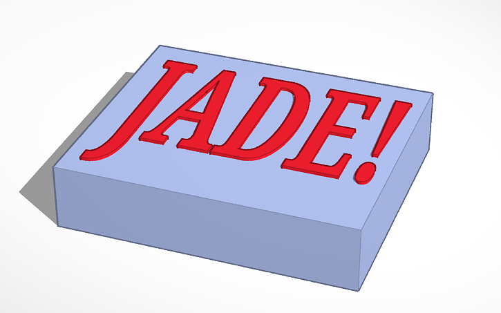 3D design Beautiful Name Box - Tinkercad