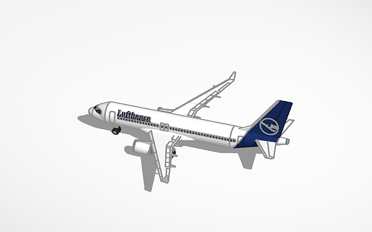 3D design A320 - Tinkercad