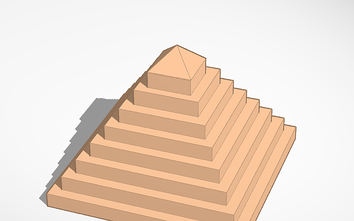 3D design PYRAMID - Tinkercad