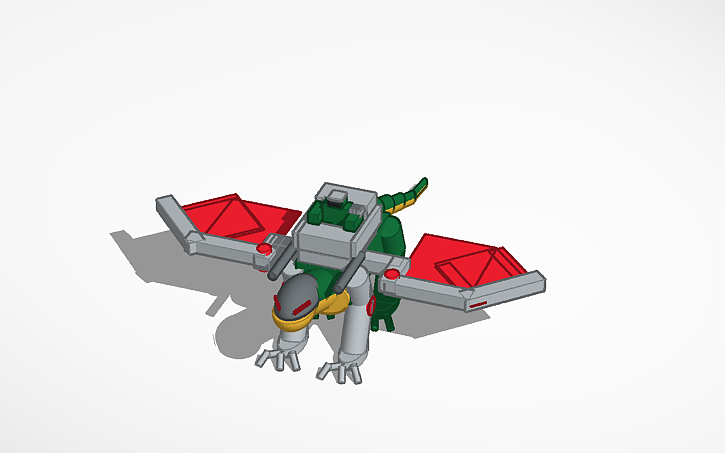 3D design doom guys dragon - Tinkercad