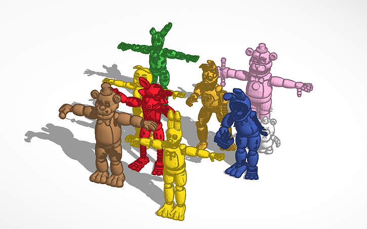 3D design Copy of springtrap - Tinkercad