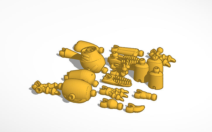 3D design dinausor bone - Tinkercad