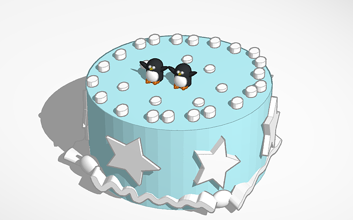 3D design CAKE - Tinkercad
