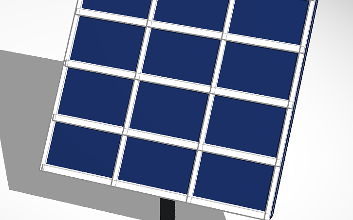 3D design Solar Panel - Tinkercad