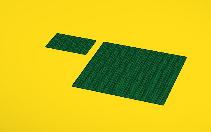 3D design Lego base plate.( mk’s) - Tinkercad