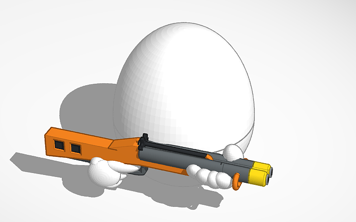 3D design Shell Shockers' Egg - Tinkercad