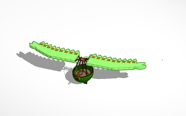 3D design Ornithopter - Tinkercad