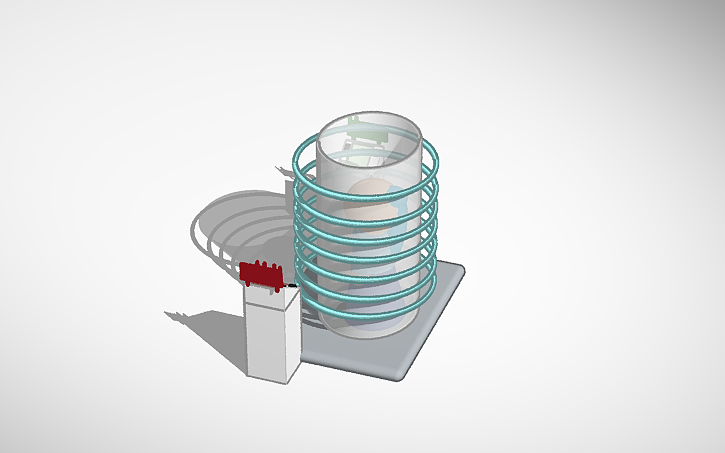 3D design Teleportation machine - Tinkercad