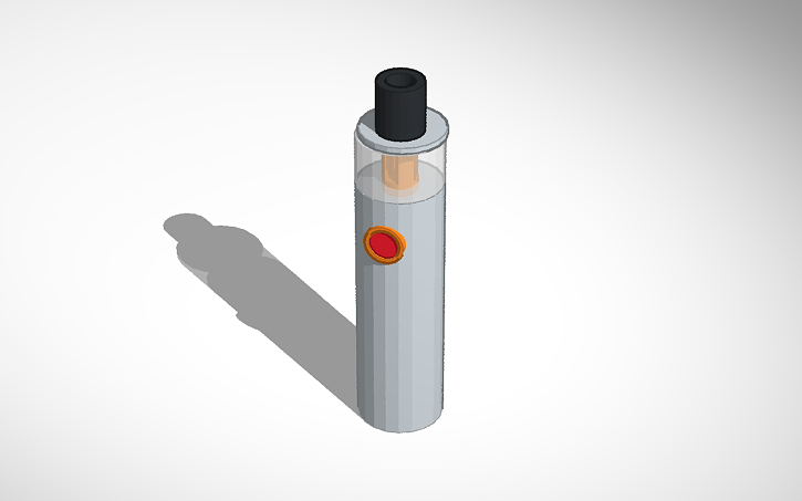 3D design vape smoke - Tinkercad
